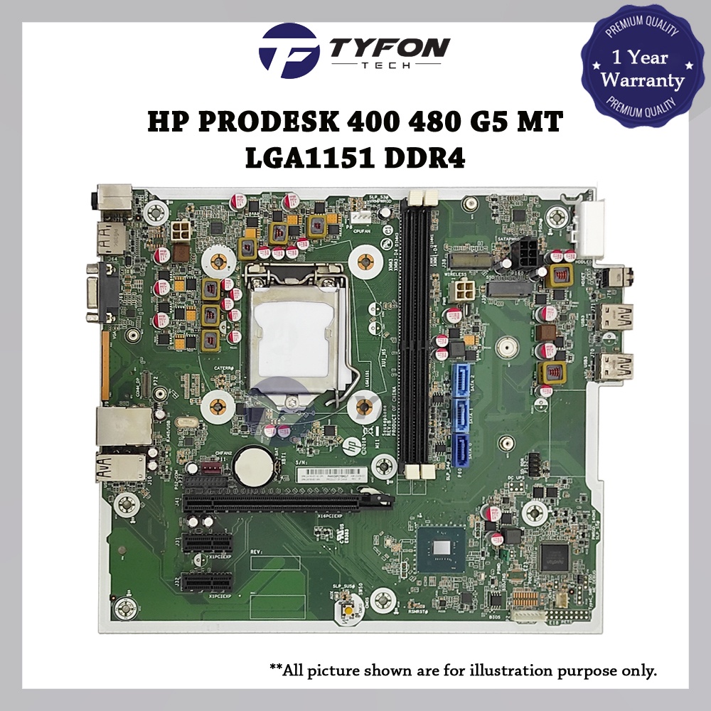 HP Prodesk 400 G5 480 G5 MT LGA 1151 DDR4 Desktop Motherboard L04745 ...