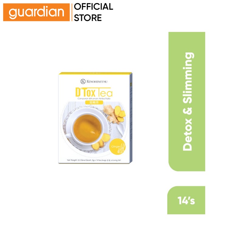 Kinohimitsu D'tox Tea Ginger (2g x 14's) | Shopee Malaysia