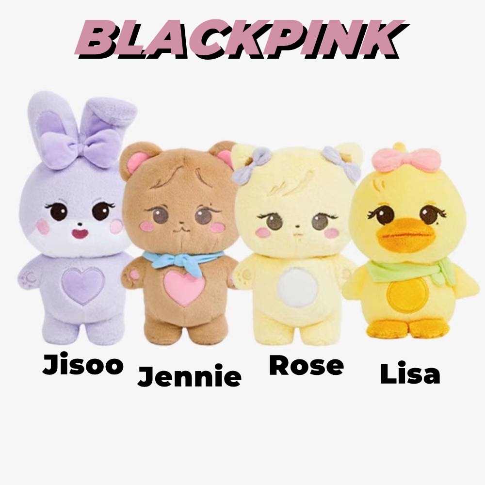 KPOP BLACKPINK World Tour Plush Doll Keychain Cute Cartoon Animal ...