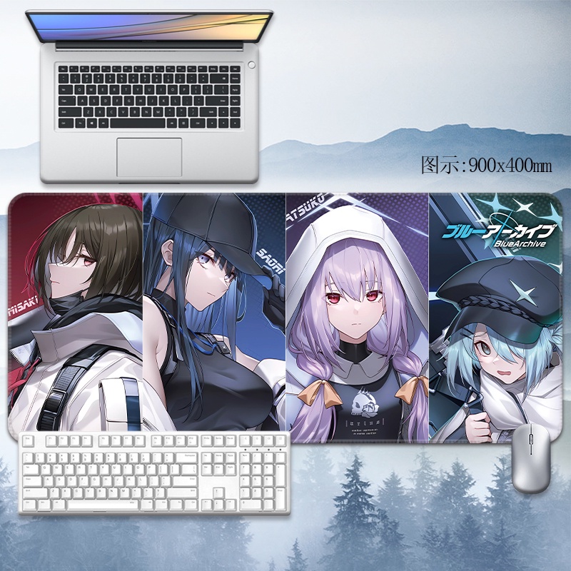 Blue Archive Mouse Pad sunaookami siroko Custom table pad takanasi ...