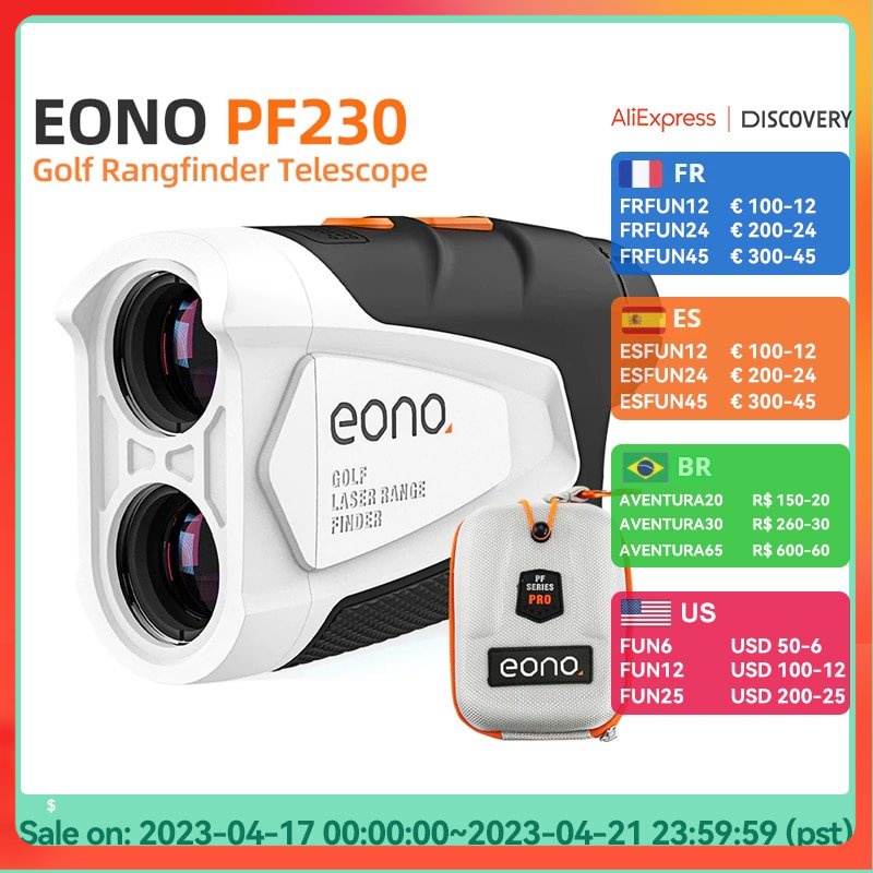 Mileseey Eono PF230 Golf Rangefinder 600M/Yard Digital Laser Range Finder Telescope High ...