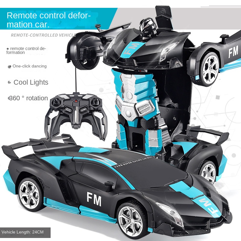 2.4G Remote Control Deformation Car King Kong Racing Car Chargeable ...