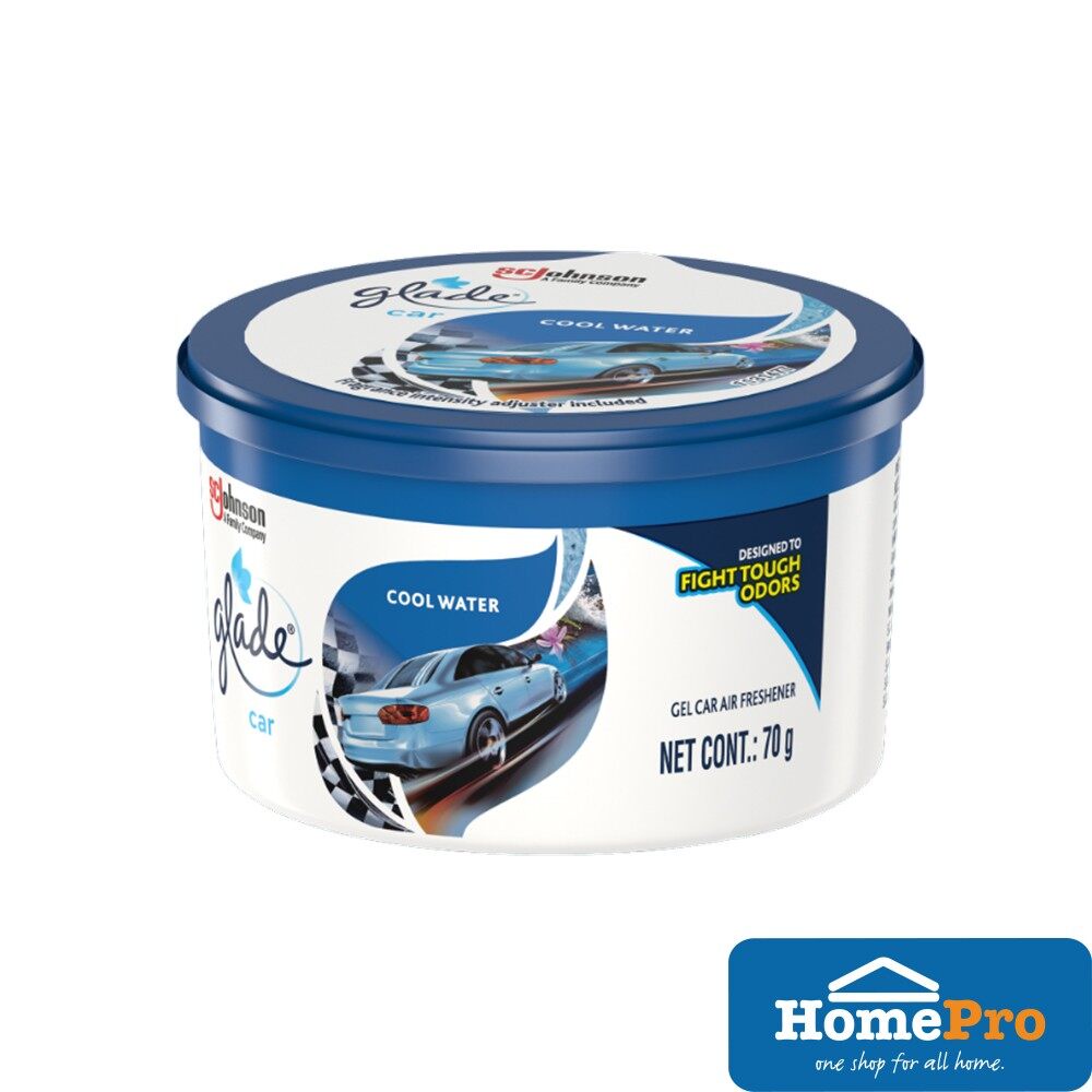 Glade Mini Gel Car 70G Cool Water Pewangi Air Freshener Fragrance Car ...