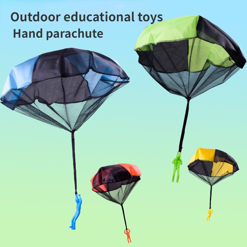 Hand throw Mini Soldier parachute Air flying umbrella Portable ...