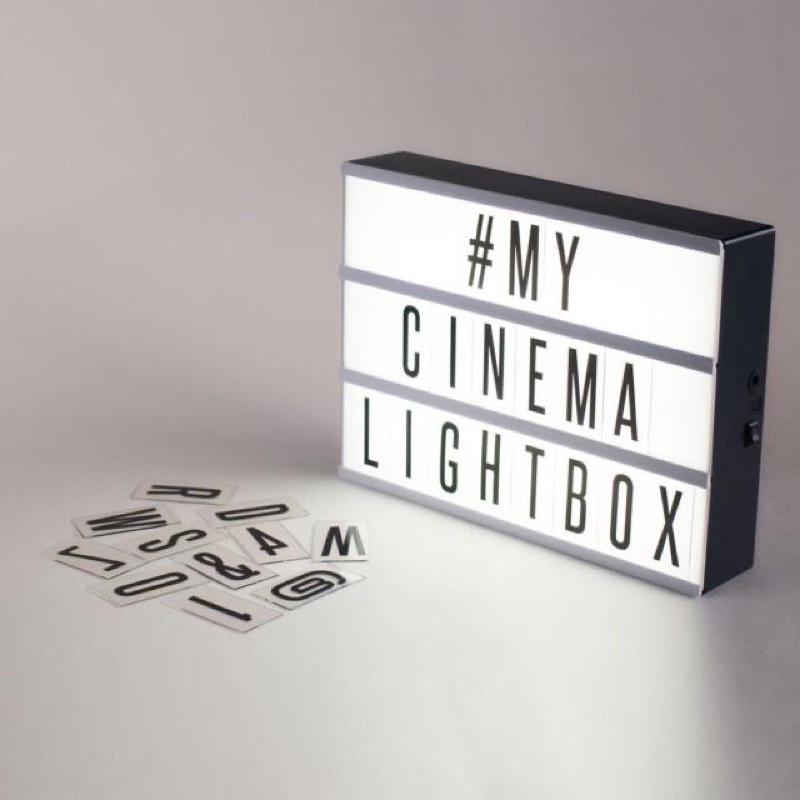 Letters Alphabet LED Message Light box lightbox Party Prop A6/A5/A4 ...