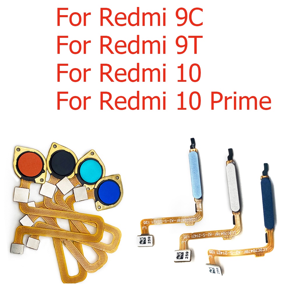 Original For Xiaom Redmi 9C 9T 10 Prime Fingerprint Flex Cable | Shopee ...