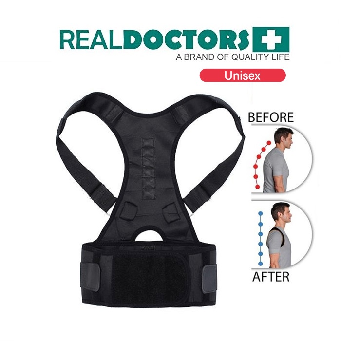 Posture Corrector Lower Upper Back Support (Adjustable)/Baju Sokongan ...
