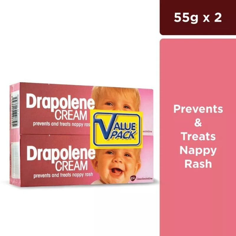 DRAPOLENE CREAM TWIN PACK ( 55 g X 2 bottle ) | Shopee Malaysia