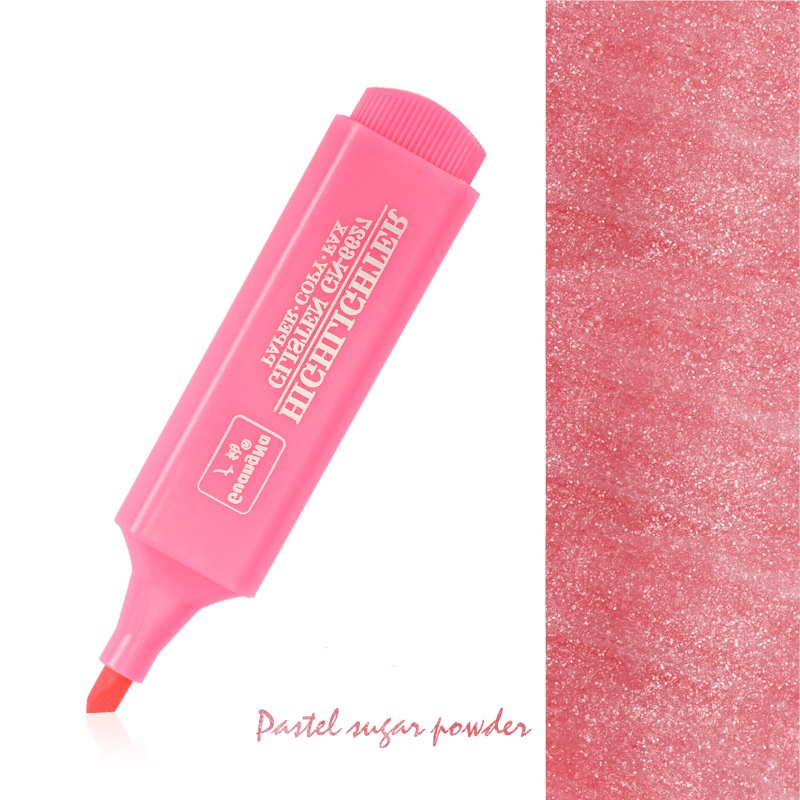 8 Colors Glitter Highlighter Pen Fine Flash Markers Guangna Art ...