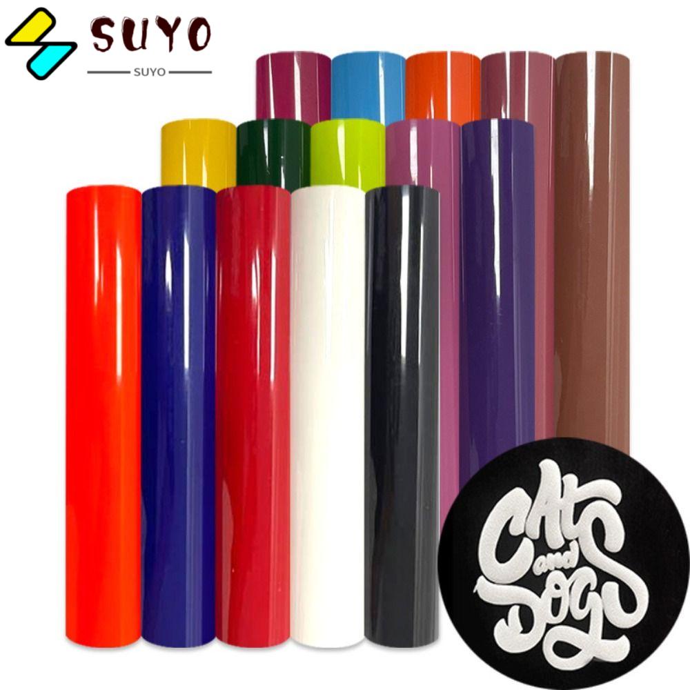 SUYO 3D Puff, Transfer Vinyl Heat Transfer, DIY Easy to Cut PU ...
