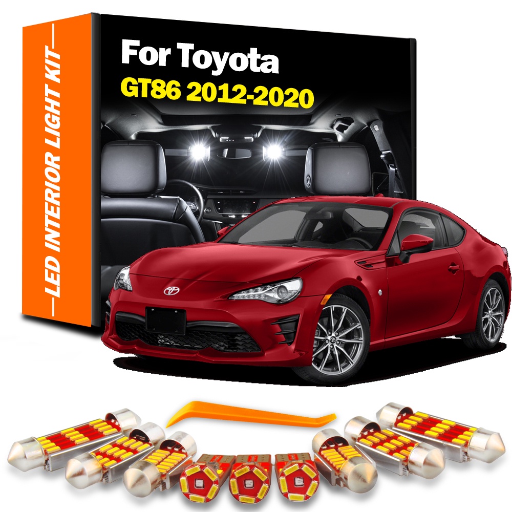 11Pcs LED Bulb Interior Trunk Dome Light Kit For Toyota 86 GT86 2012 ...