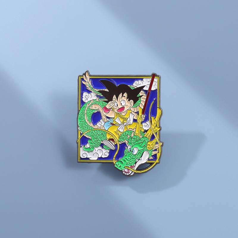 Cartoon Dragon Ball Enamel Pins Manga Brooch Lapel Badges Anime Pin for ...