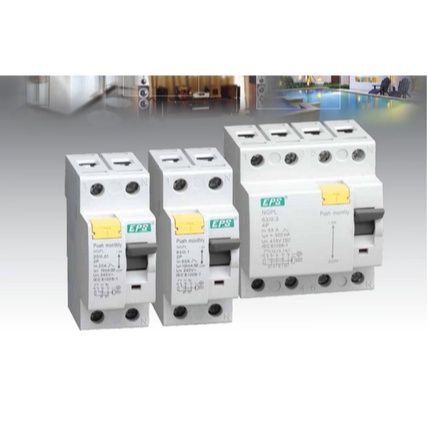 EPS 2Pole 4Pole ELCB RCCB [ 16A/20A/25A/40A/63A/100A ] , ( 10MA/30MA/100MA/300MA ) Residual ...