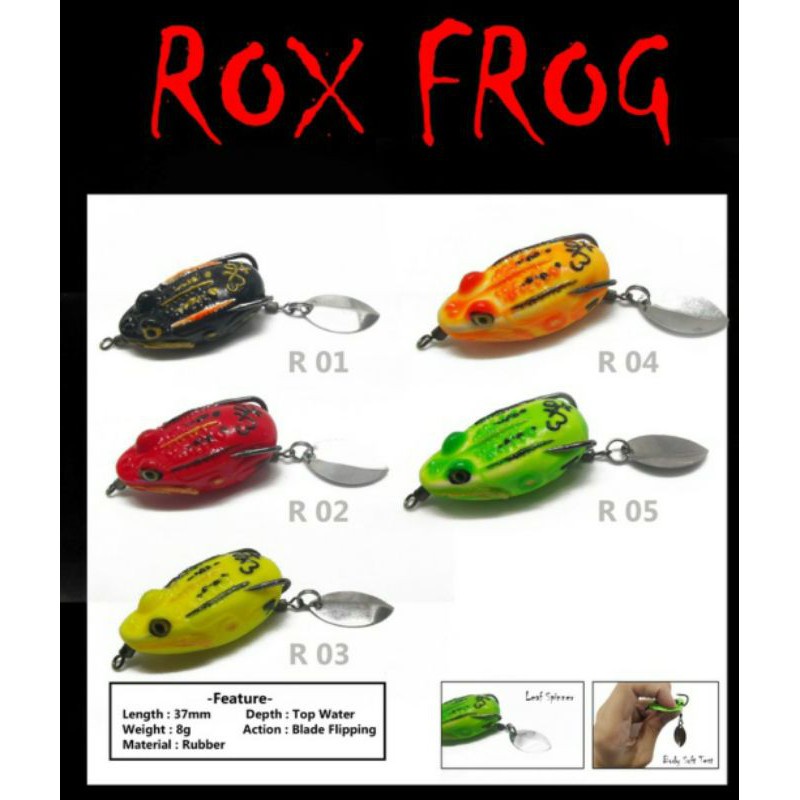 EXP ROX FROG 37MM-8g(soft frog) | Shopee Malaysia