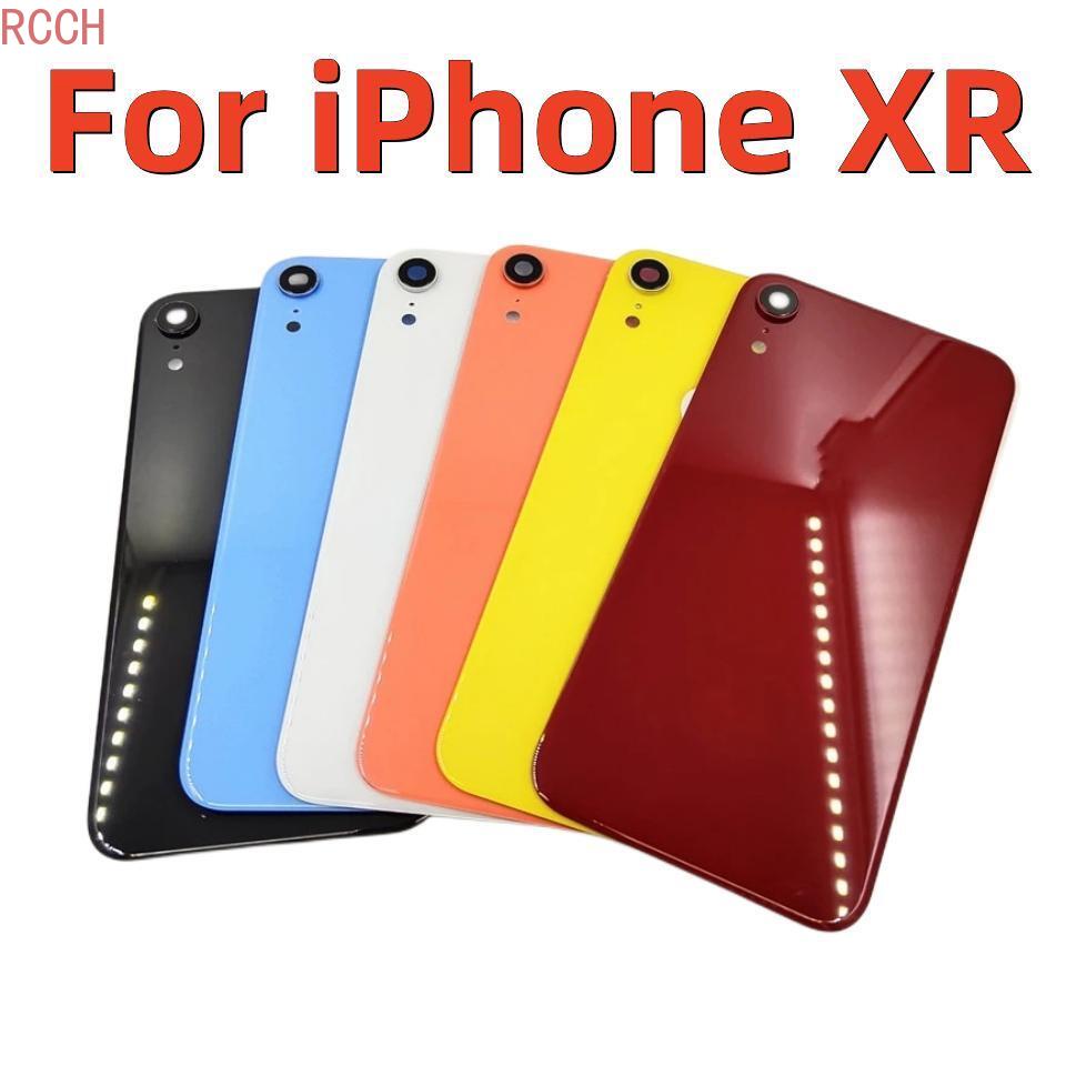 For iPhone XR Back Battery Cover Rear Glass Panel Housing Case ...