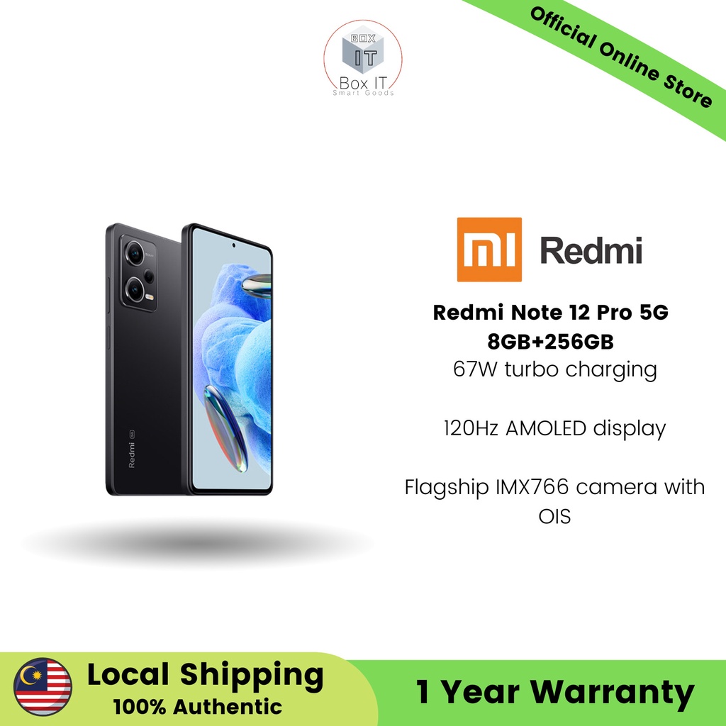 Redmi Note 12 Pro 5G 8GB+256GB | 67W turbo charging | 120Hz AMOLED display | Flagship IMX766 ...