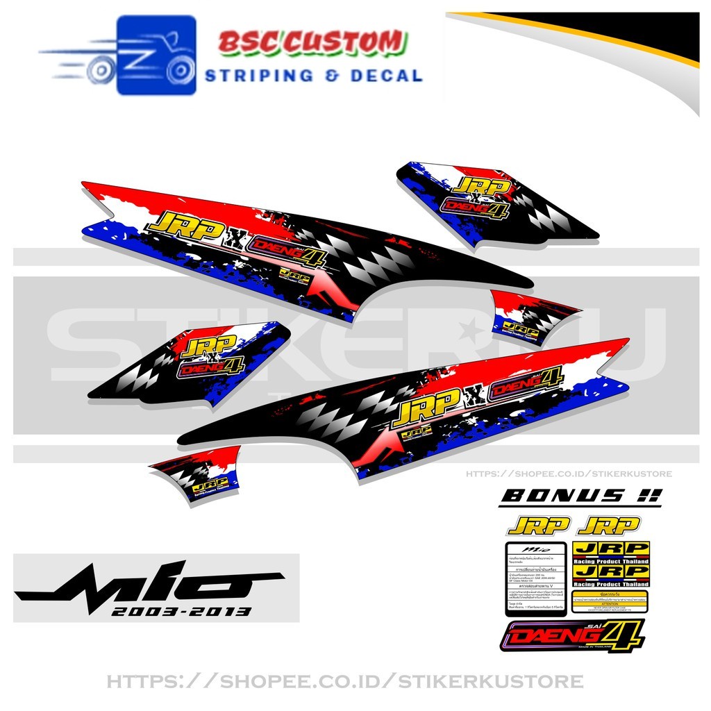 Striping/stickers/stock Decal/mio Sporty/mio Smile/Thai/mio/jrp ...
