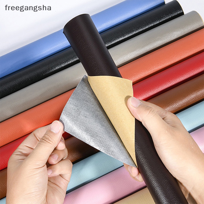 [FREG] Self Adhesion Multicolor Faux Synthetic PU Leather Patches For ...