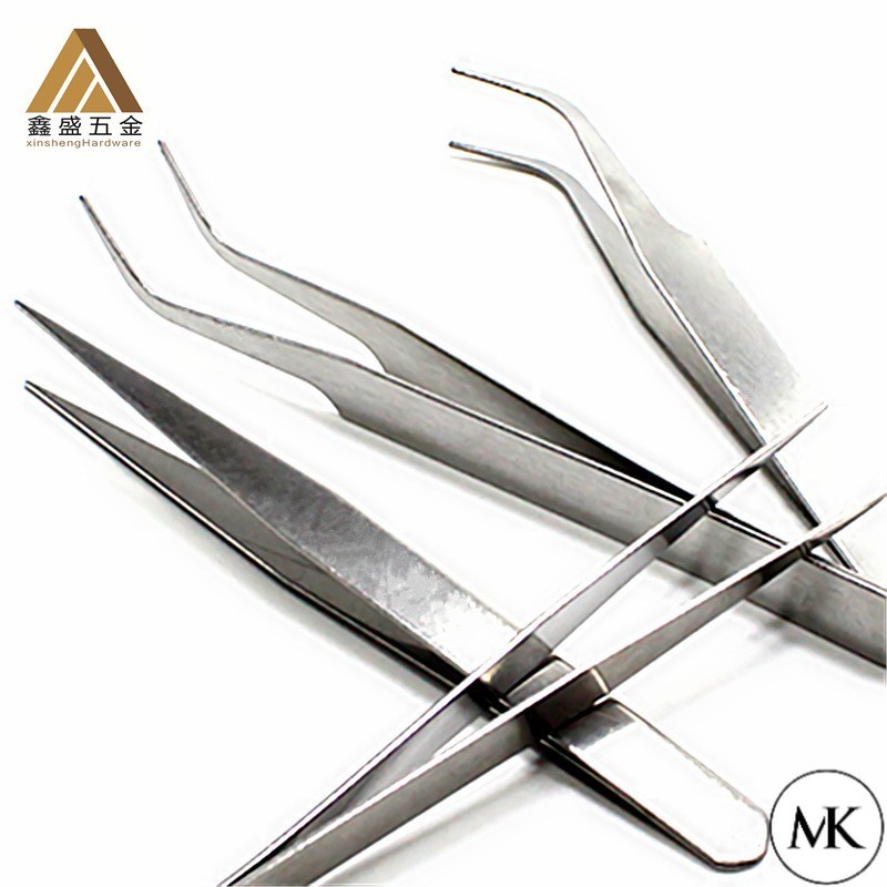 MK Stainless steel precision adjustable tweezers straight/elbow anti ...
