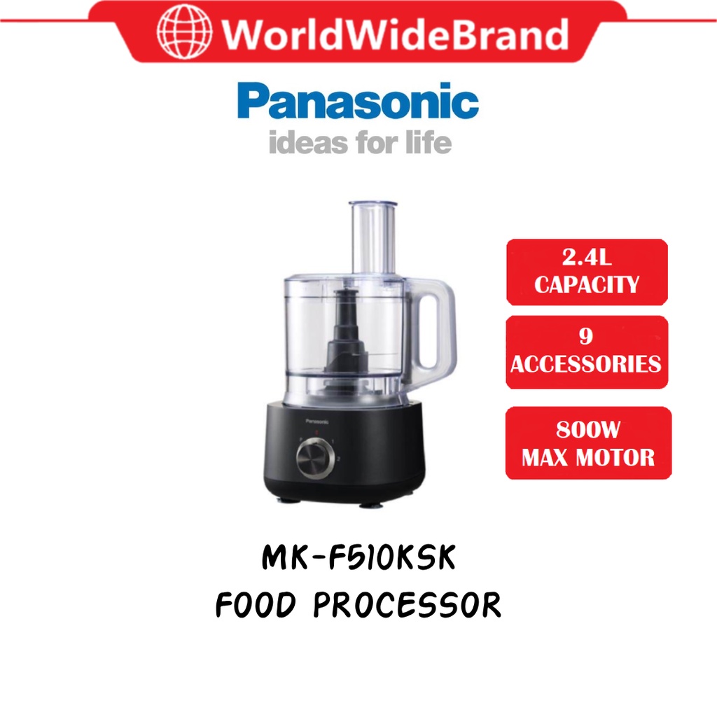 Panasonic MK-F510 Food Processor/ Pengisar Makanan MK-F510KSK 9 ...