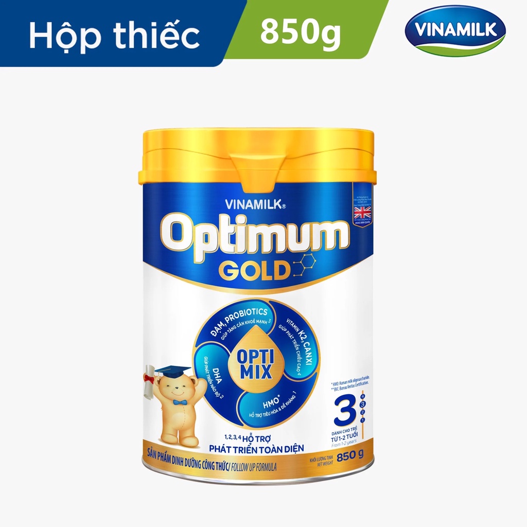 Optimum Gold 3 powdered milk - 850g can (for children 1 - 2 years old ...