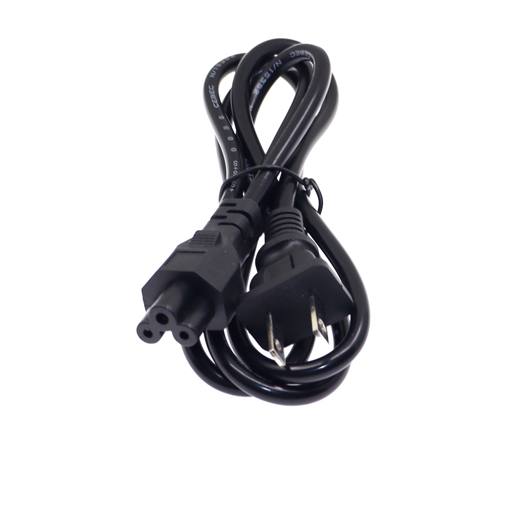 1.2m EU/US Plug to C5 AC Power Supply Adapter Cord Univesal extension ...