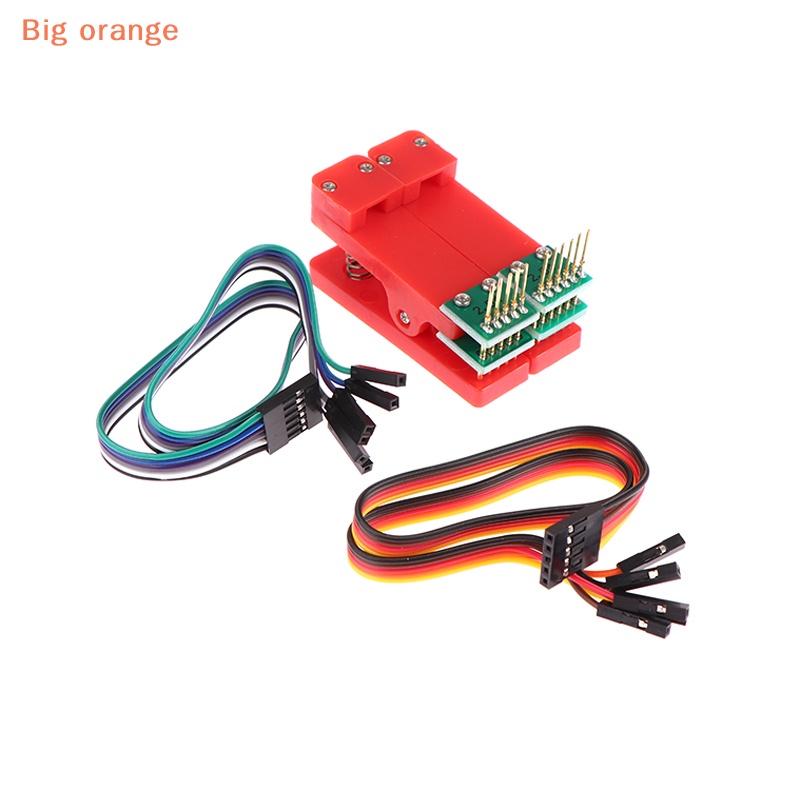[Big orange] 2.54 Pitch 3P 4P 5P 6P PCB Clip Clamp Fixture Probe Pogo ...