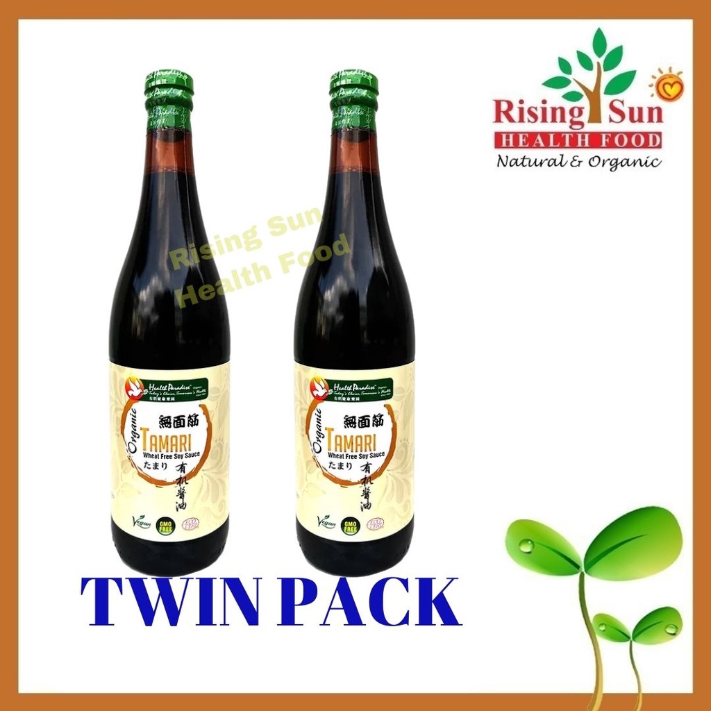 Health Paradise Tamari Wheat Free Soy Sauce (640ml x 2) - Twin Pack | Shopee Malaysia