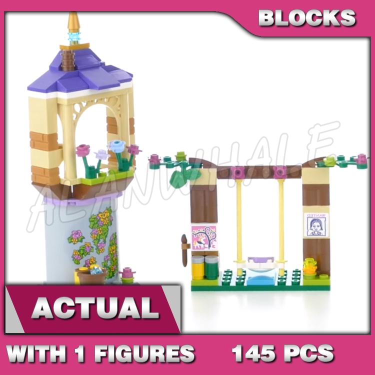 145pcs Princess Royal Girls Rapunzel's Best Day Ever 2-story Tower ...