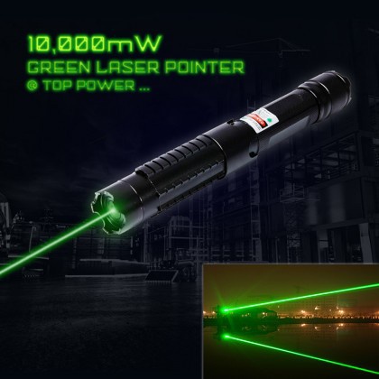 Pointer aluminium Adjustable Focus Lazer high power burn beam Presenter ...