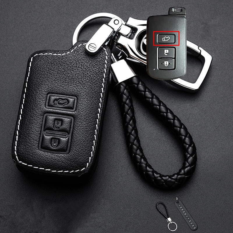 Car For Toyota Altis Camry Harrier Smart Key Leather Key Case | Shopee ...