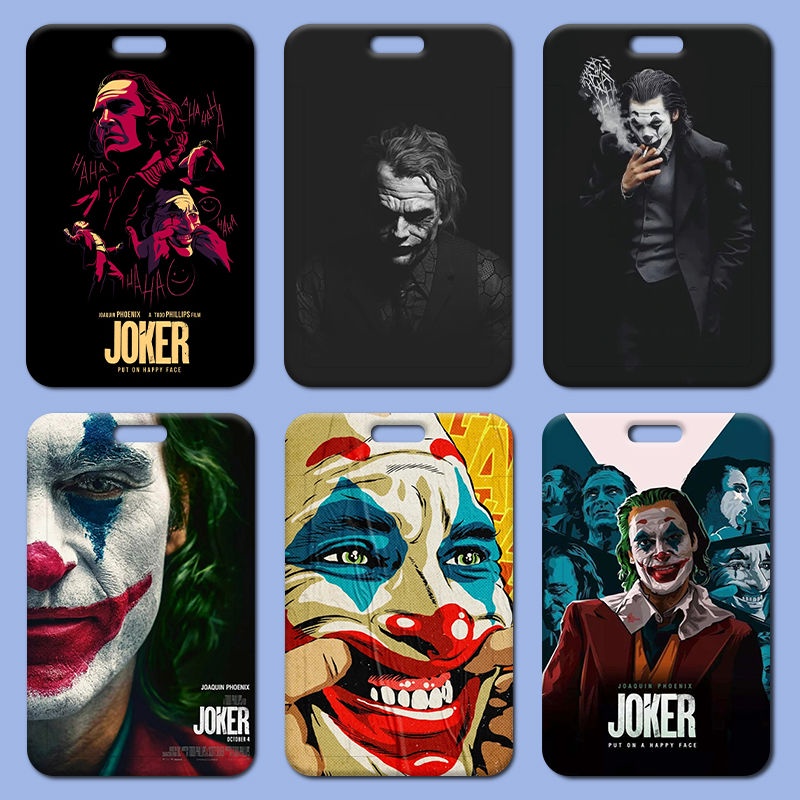 Anime Cartoon Joker DIY Student School Campus ID Card Hard Cover ...