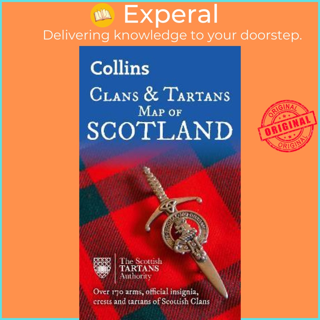 [English - 100% Original] - Collins Scotland Clans and Tartans Map ...