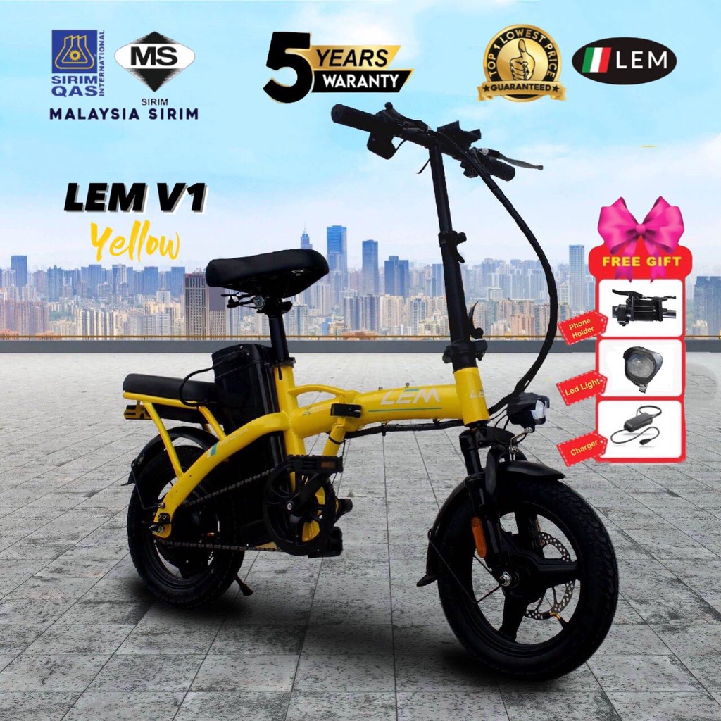★LEM★new model lem-m/v1 electric bike/ electric scooter | Shopee Malaysia