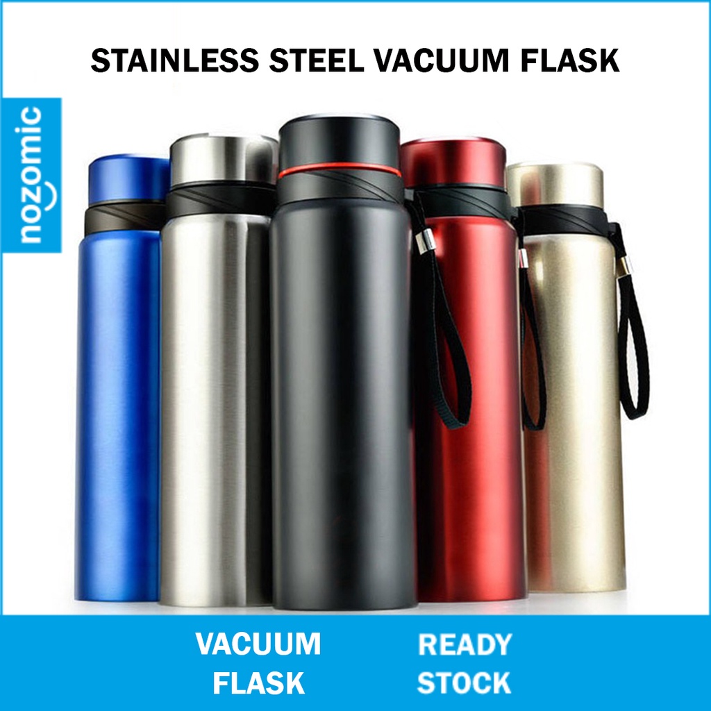 800ml Thermal Drinking Flask Stainless Steel Airtight Double Layer Long ...