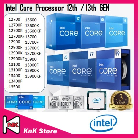 Intel Core 13TH GEN PROCESSOR I3 13100 / I5 13400 / I5 13500 / I5 ...