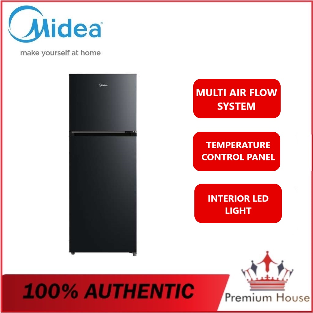 Midea Fridge 2 Door 330L MDRT384MTB30 With Multi Air Flow System ...