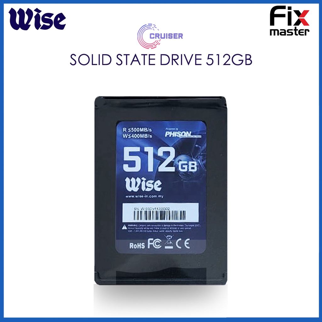WISE 512GB SATA III 2.5" Internet Solid State Drive SSD | Shopee Malaysia