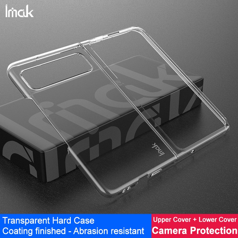 Imak for Google Pixel Fold 5G Phone Casing Crystal Transparent Hard PC ...