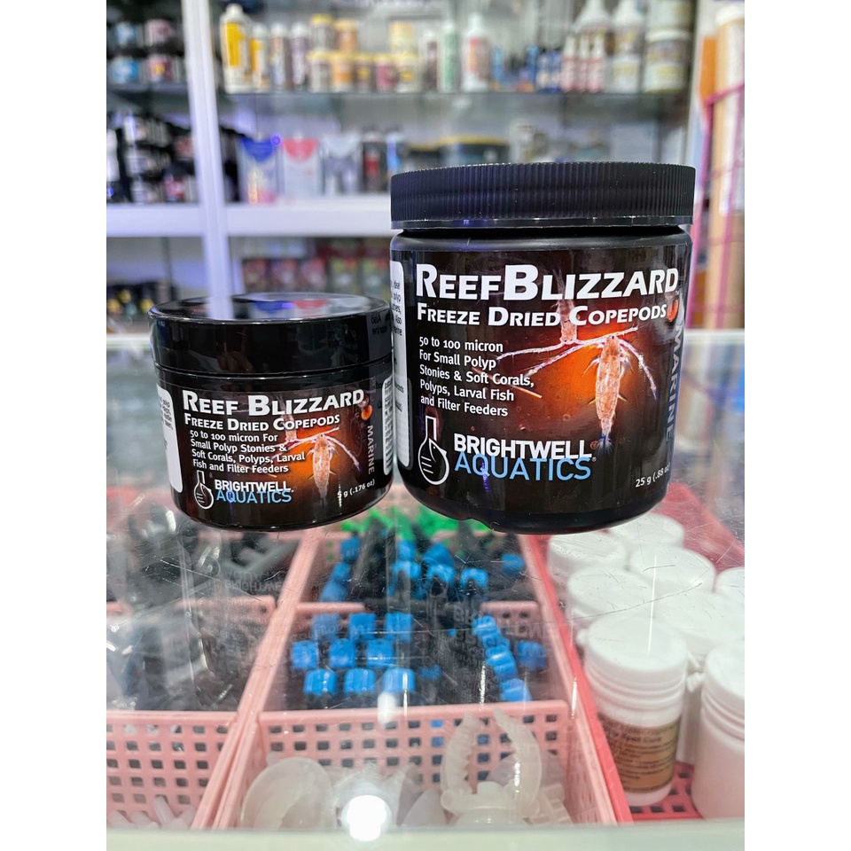 Brightwell Aquatics Reef Blizzard Freeze Dried Copepods - 5g & 25g ...