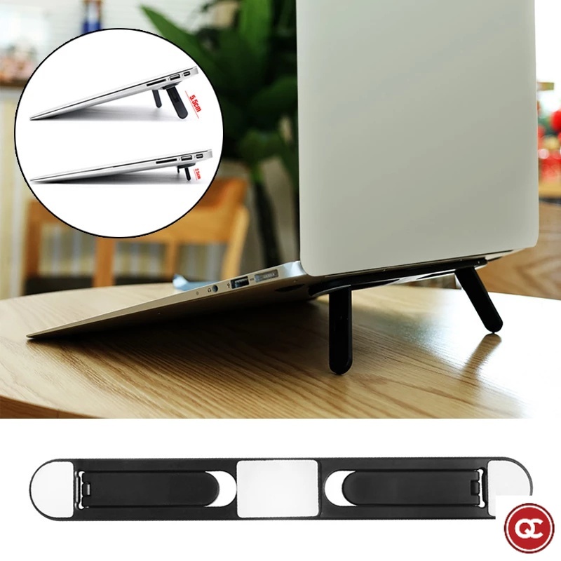 QC Portable Foldable Laptop Stand/ Self-adhesive Desktop Universal ...