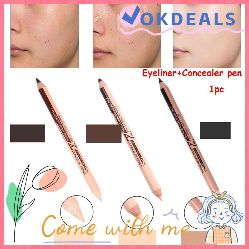 2in1 Double Ended Sexy Eye Waterproof Long-lasting Eyeliner Eyebrow ...