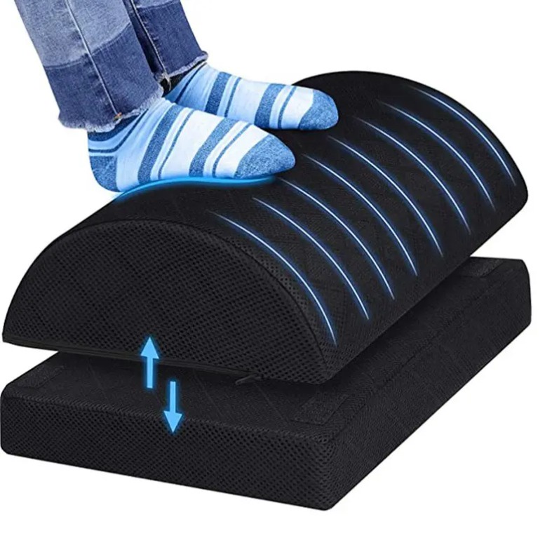 Foot Rest Semicircle Foot Rest Pad Slow Rebound Leg Pad Office Pregnant ...