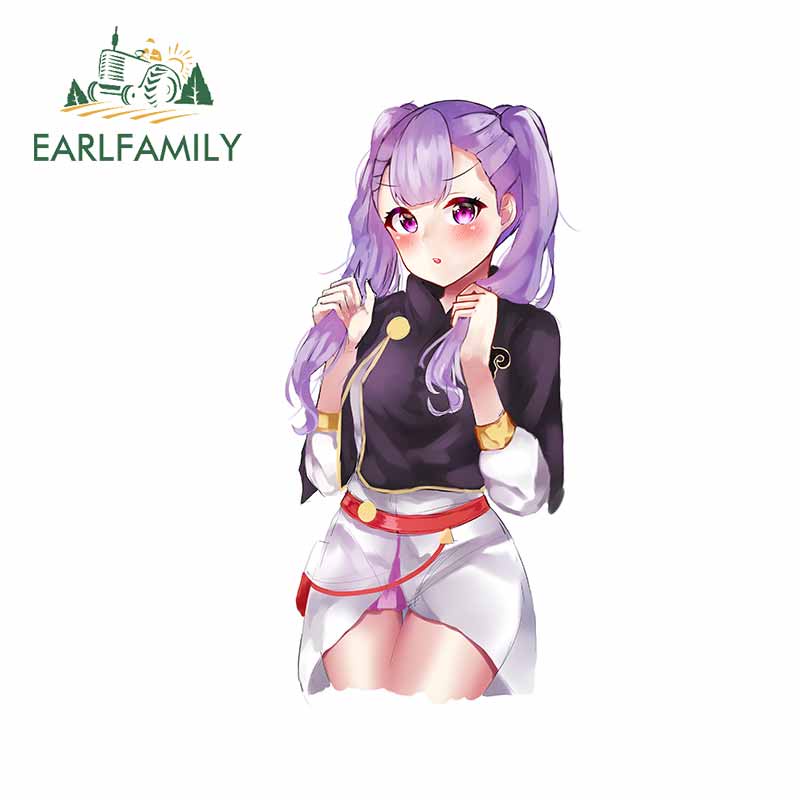 EARLFAMILY 13cm x 6.6cm For Noelle Silva Black Clover Vinyl Car Sticker ...