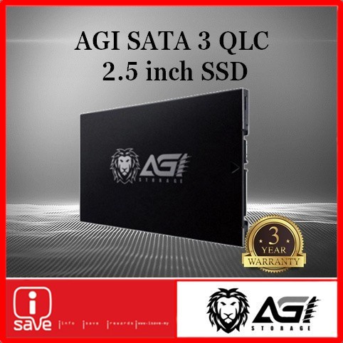 AGI 256GB / 512GB / 1TB / 2TB QLC SATA 3 SSD | Shopee Malaysia
