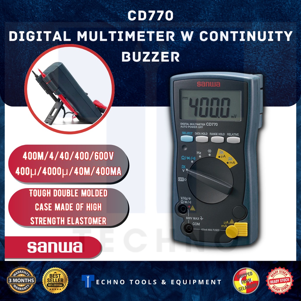 Ready Stock!! Sanwa CD770 Digital Multimeter | Shopee Malaysia
