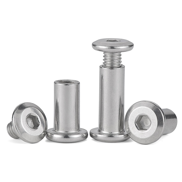 [JLY] 304 Stainless Steel Hexagon Socket Socket Female Pair Lock Screw ...