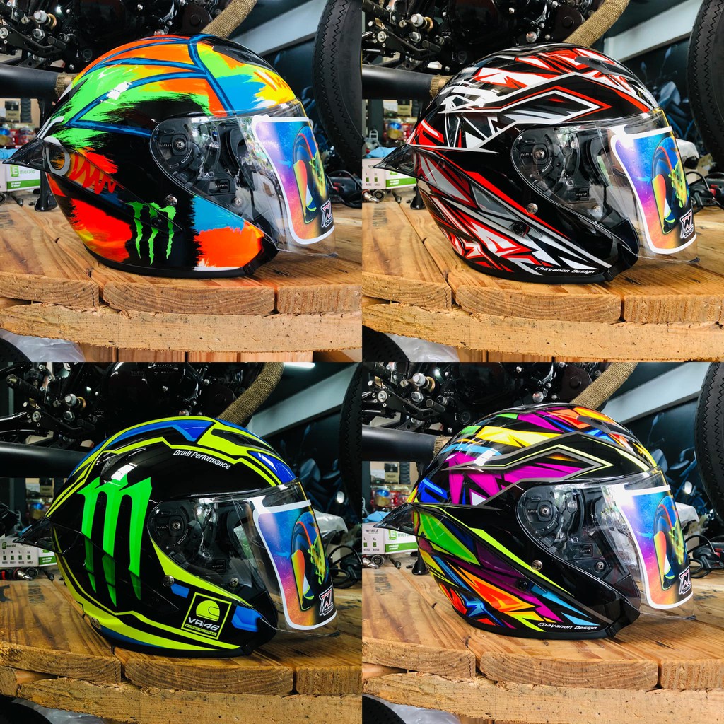 MHR NV PRO P946 VR46 Winter Test Helmet Valentino Rossi Replica Pista ...