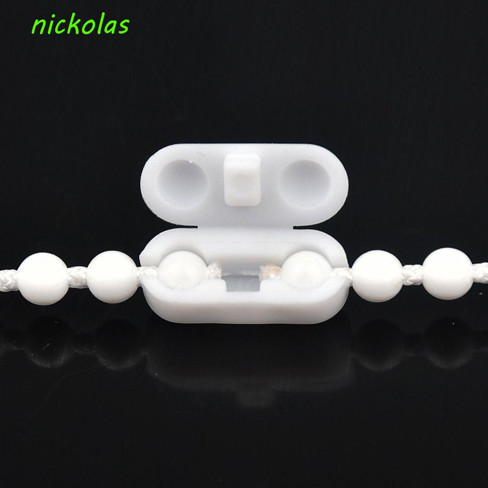 NICKOLAS Blinds Pull Bead Connector Quality White Plastic for Roman ...