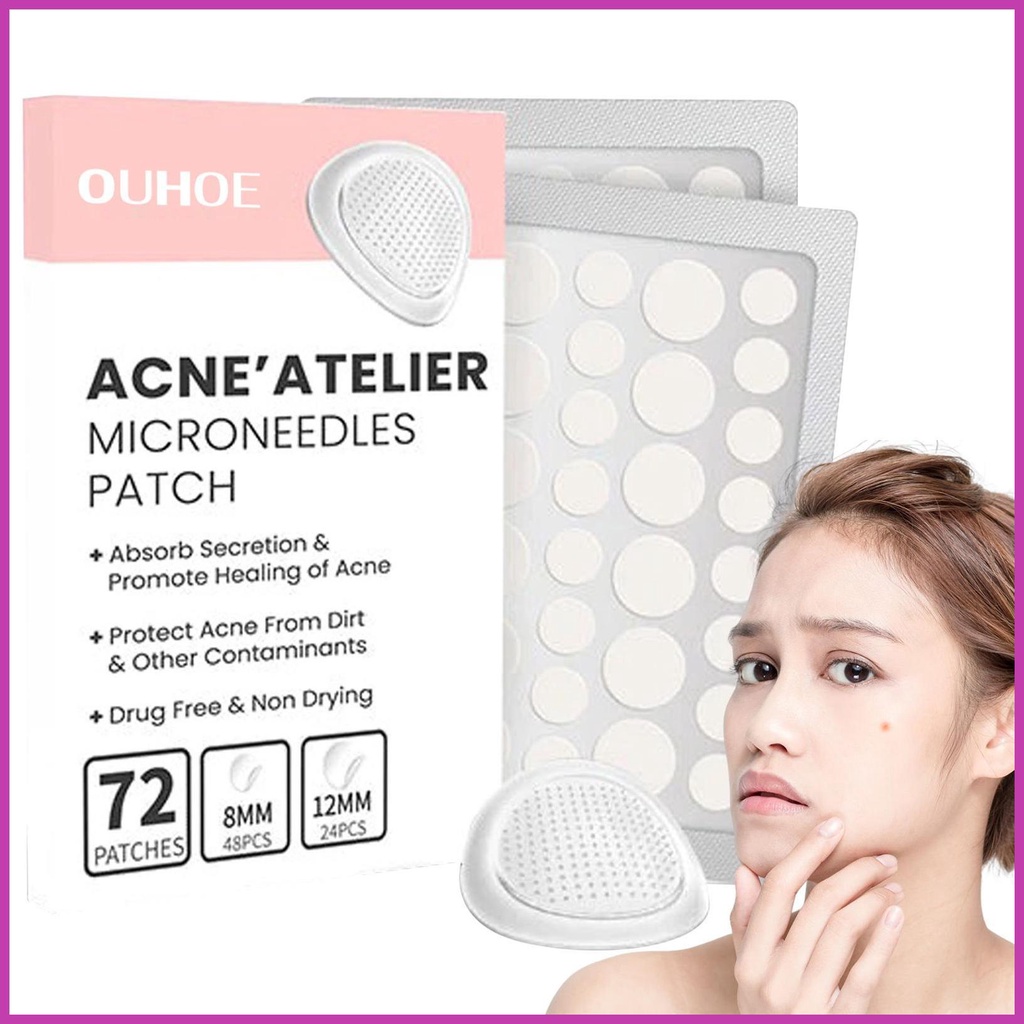 Face Blemish Patches Cover Dot Care Microneedles Sticker 72 Dots ...